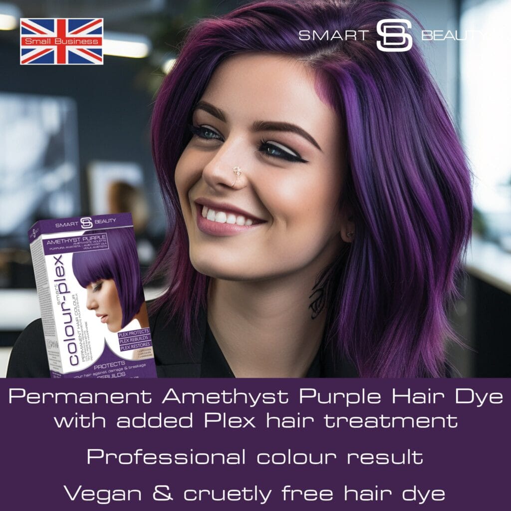 Amethyst Purple Hair Dye | Bright Purple Hair Dye Permanent - Smart ...